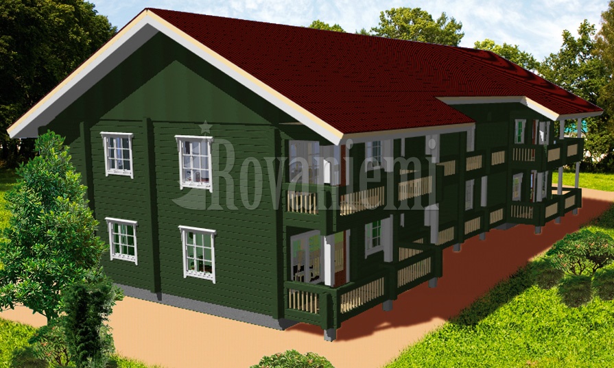 'Favourite' townhouse by Rovaniemi Log House – Aito Log Houses