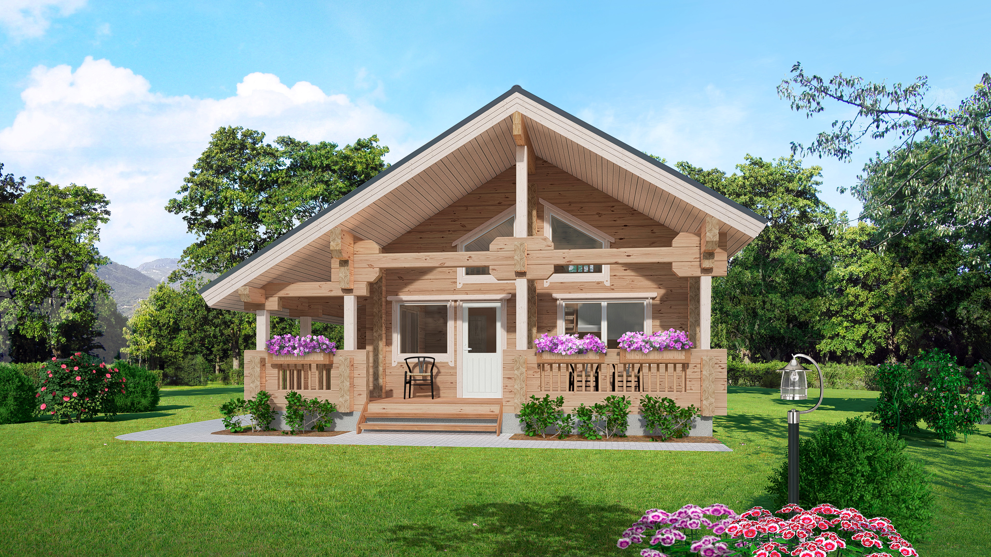 Tieva log house – Aito Log Houses